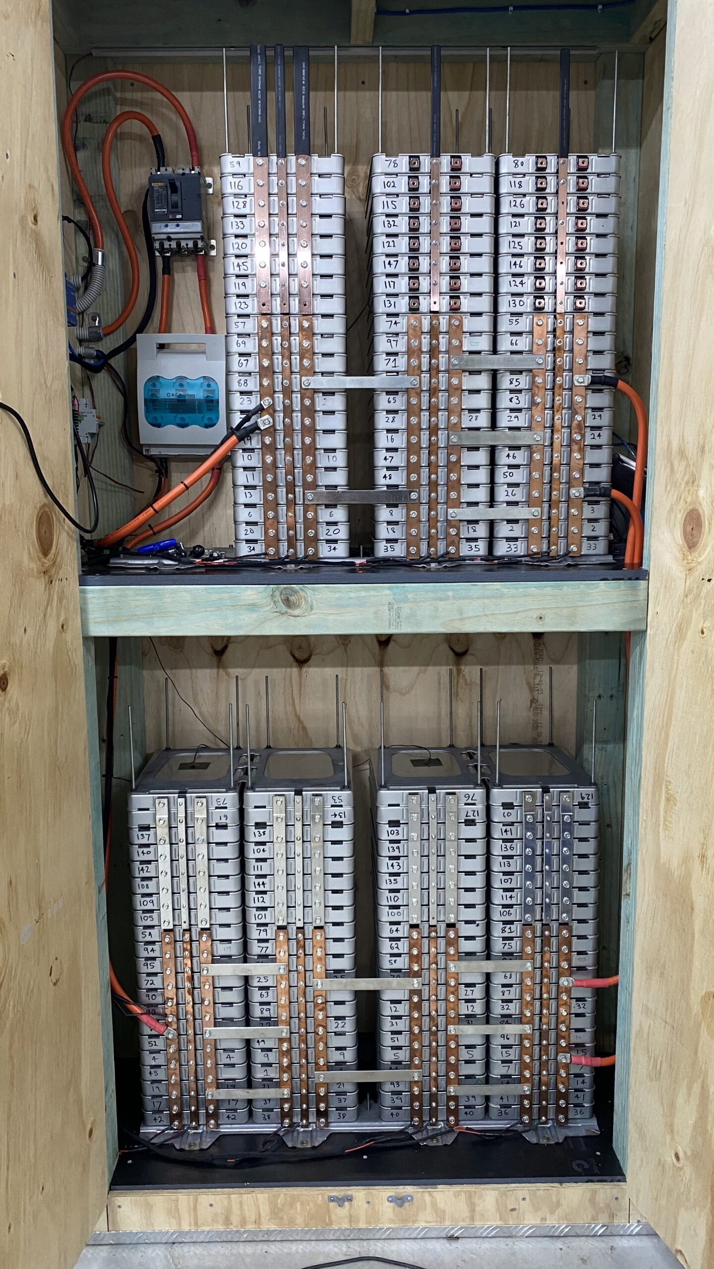 Bus Bar Progress – Victron Nissan Leaf Powerwall Australia